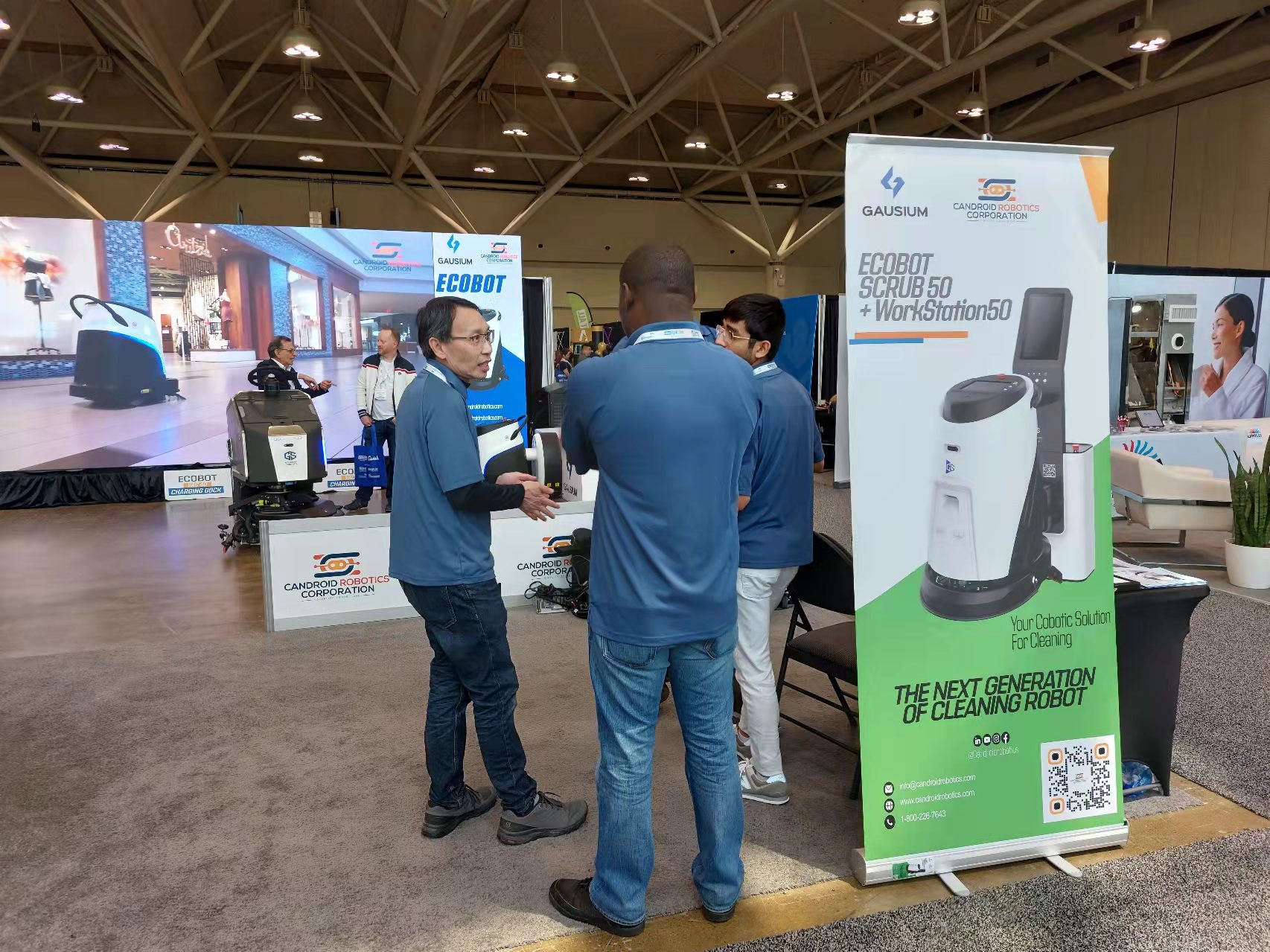 Gausium and Candroid Robotics Gave a Successful Show at ISSA Show ...