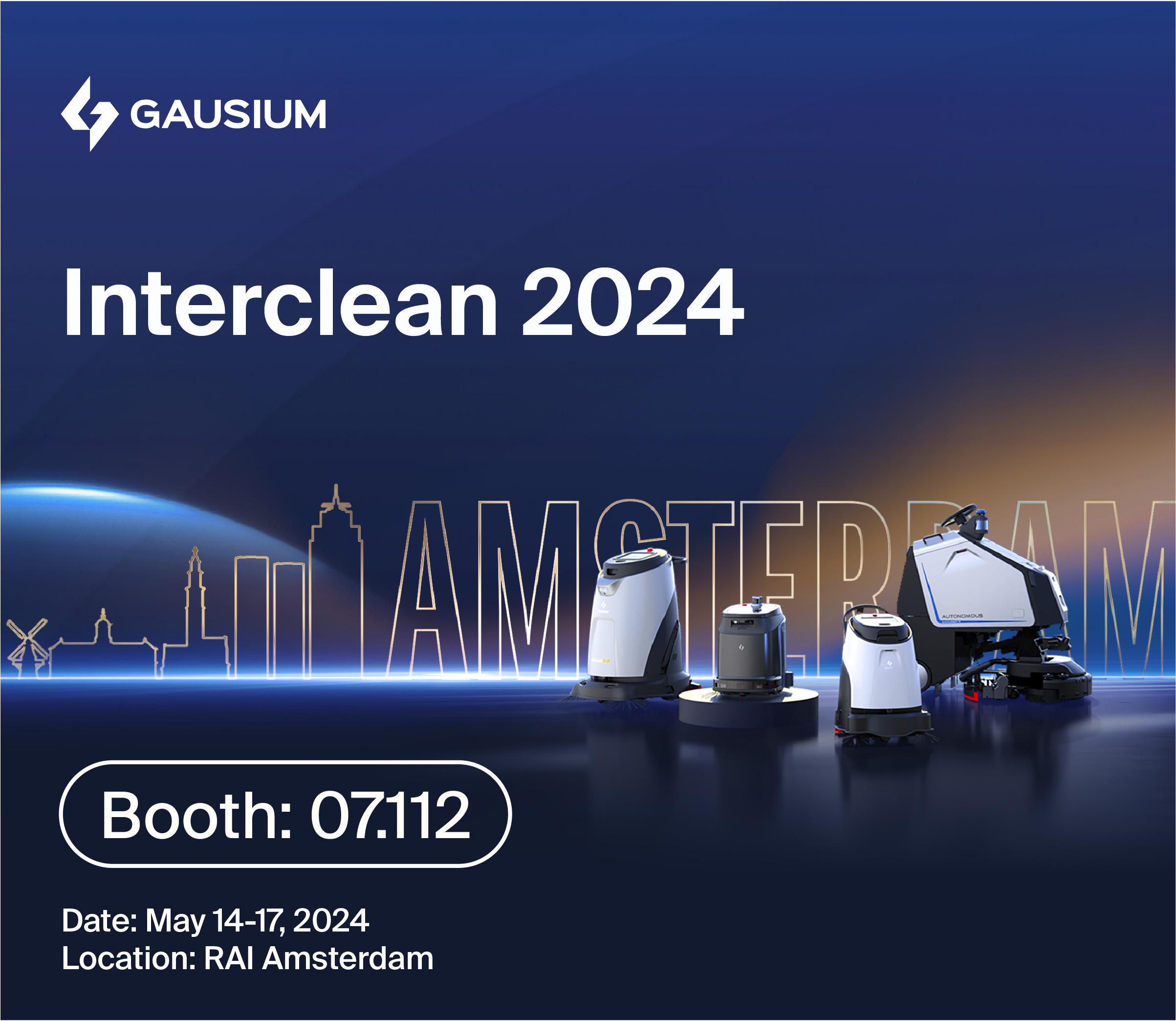 Interclean Amsterdam 2024 - Gausium