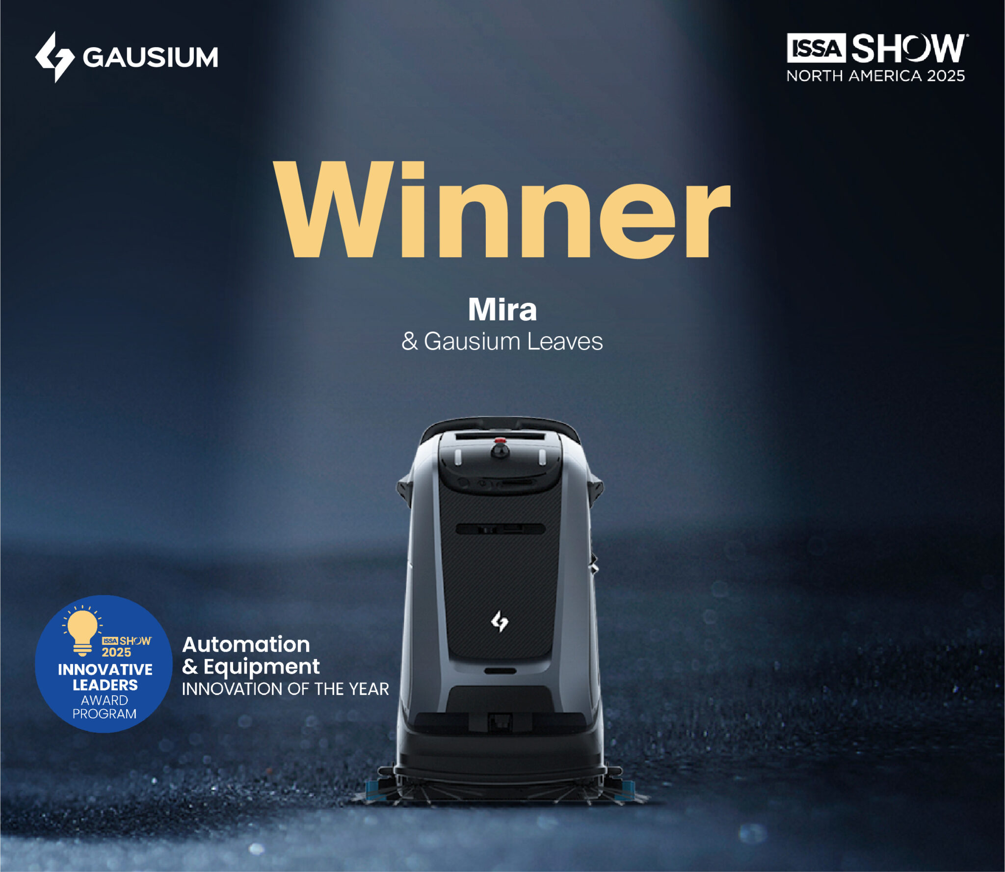 Gausium’s Mira Wins Innovation of the Year in the Automation ...