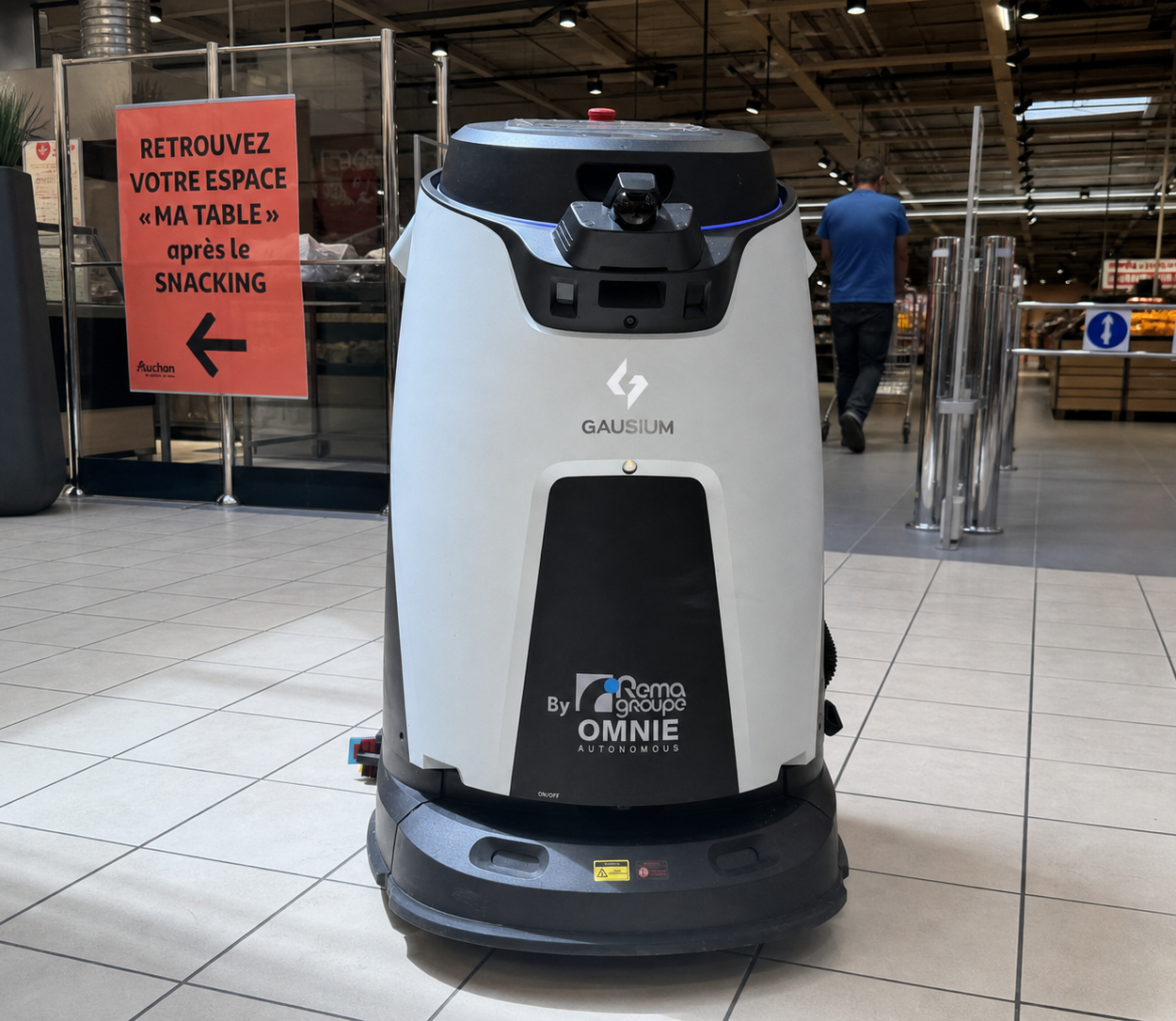 Auchan Deploys Gausium Omnie Autonomous Cleaning Robots Across French ...